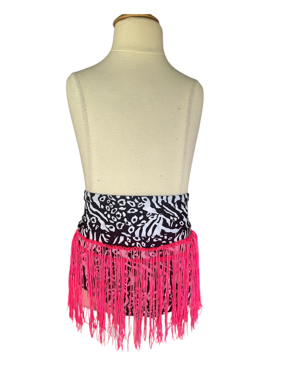 Zero Chill Fringe Brief- Neon Pink /Instincts – LemonBerry Dancewear