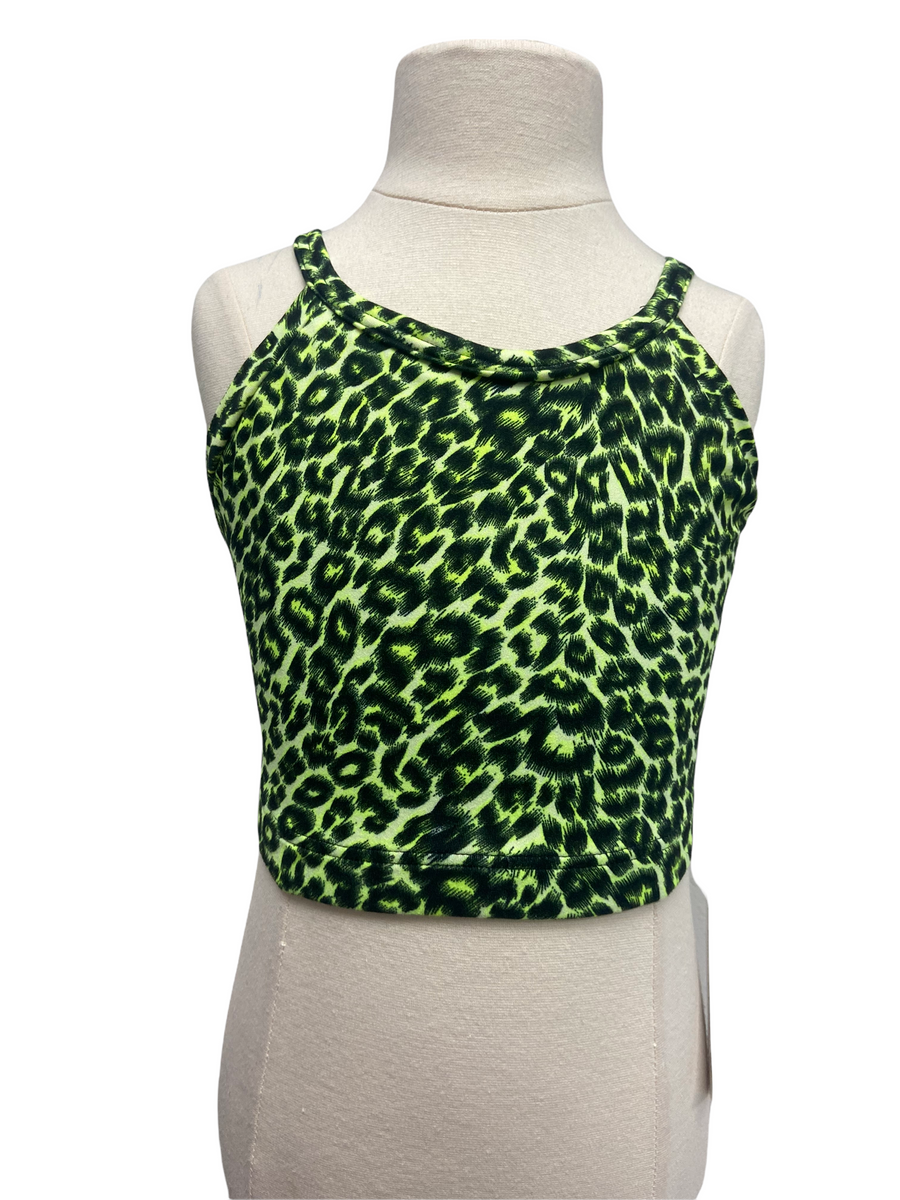 Neon Green Leopard Playful Top – LemonBerry Dancewear